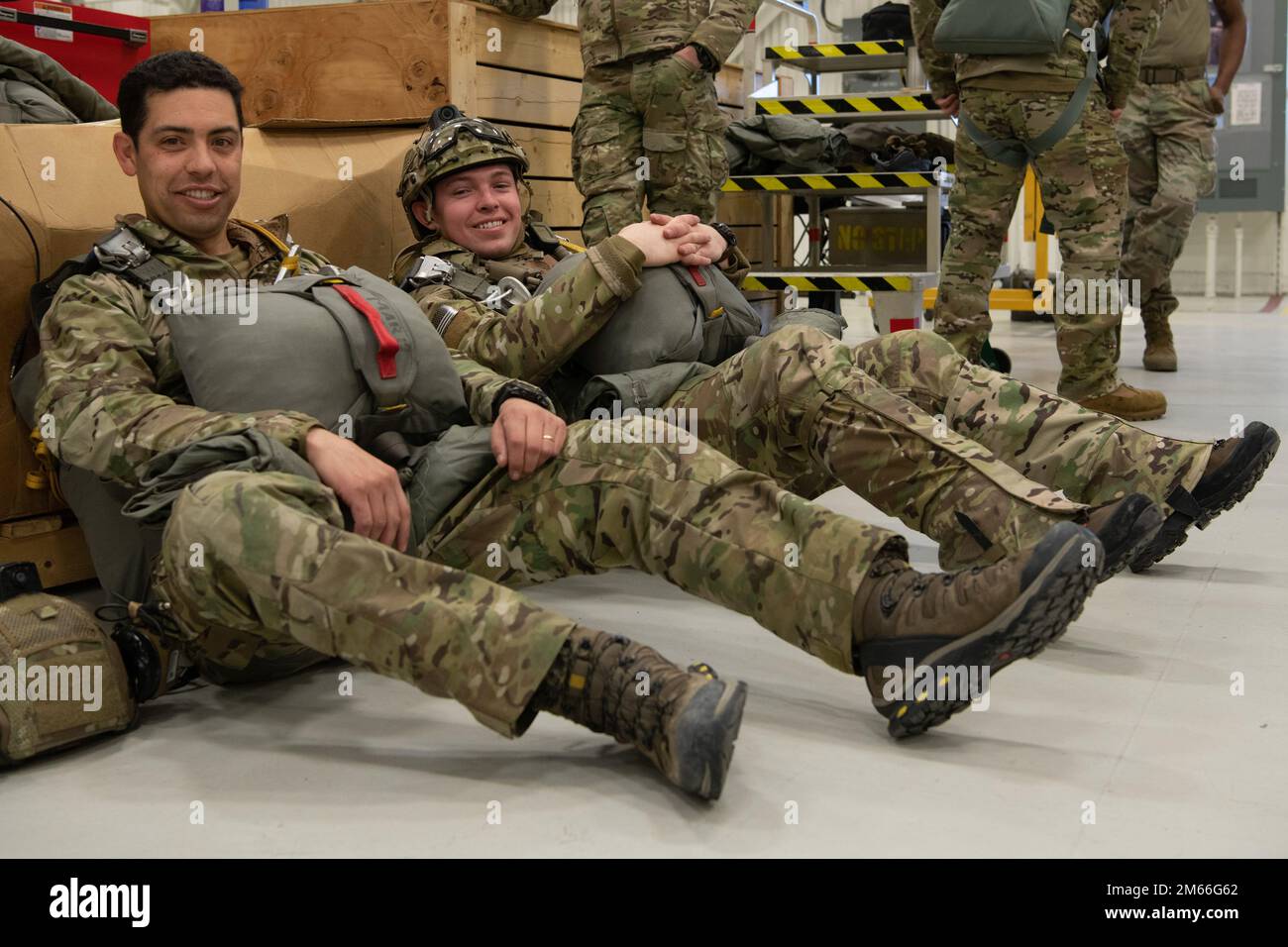 U.S. Air Force Senior Airman Bryan Guerrero and U.S. Air Force Staff ...