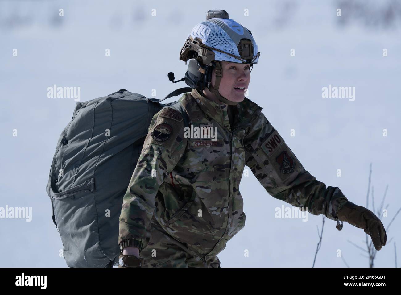 U.S. Air Force Capt. Lynsie Schwerer, a Detachment 3, 1st Combat ...