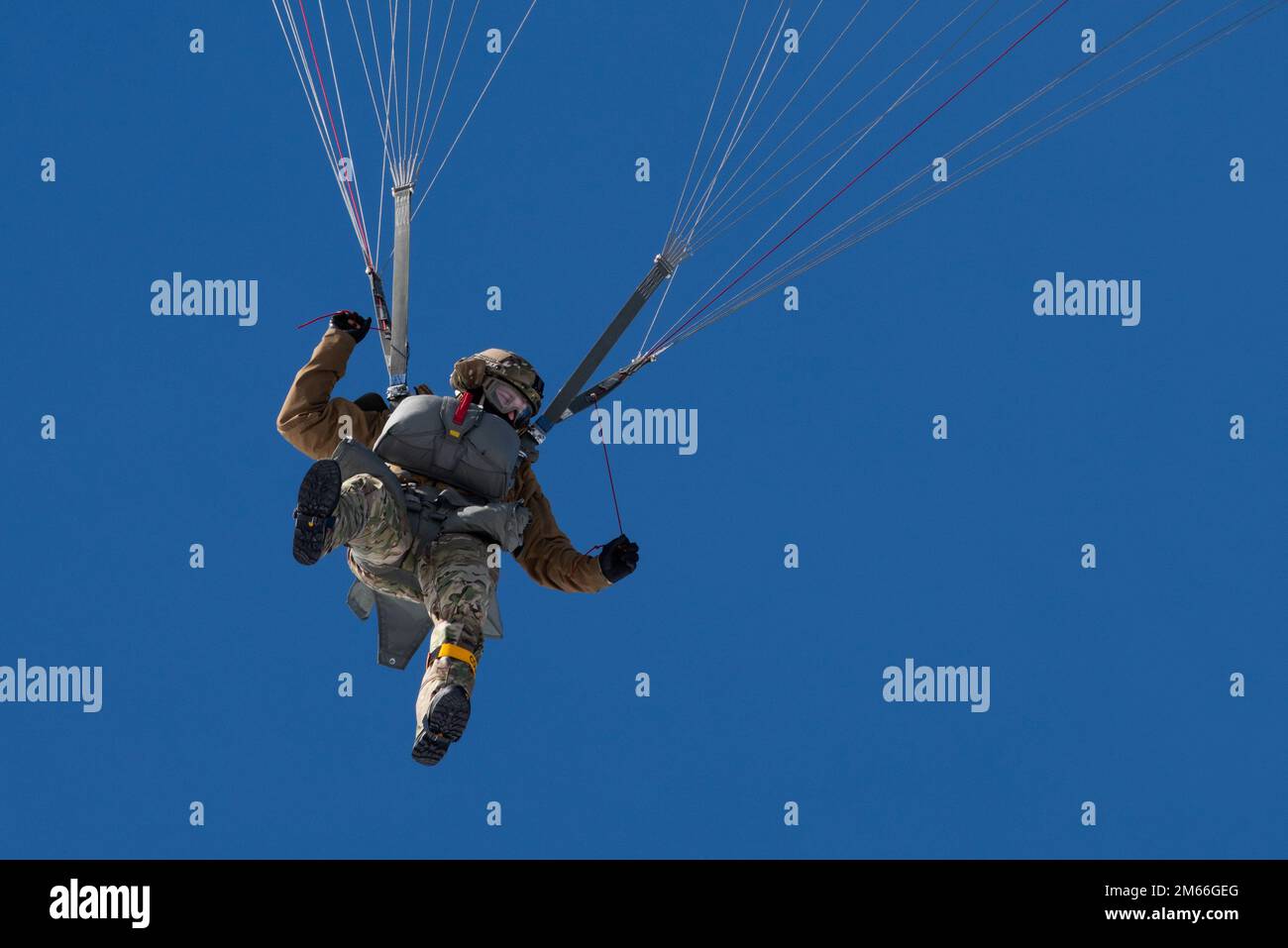Air Force Staff Sgt. Jacob Collins, a tactical air control (TACP) party ...