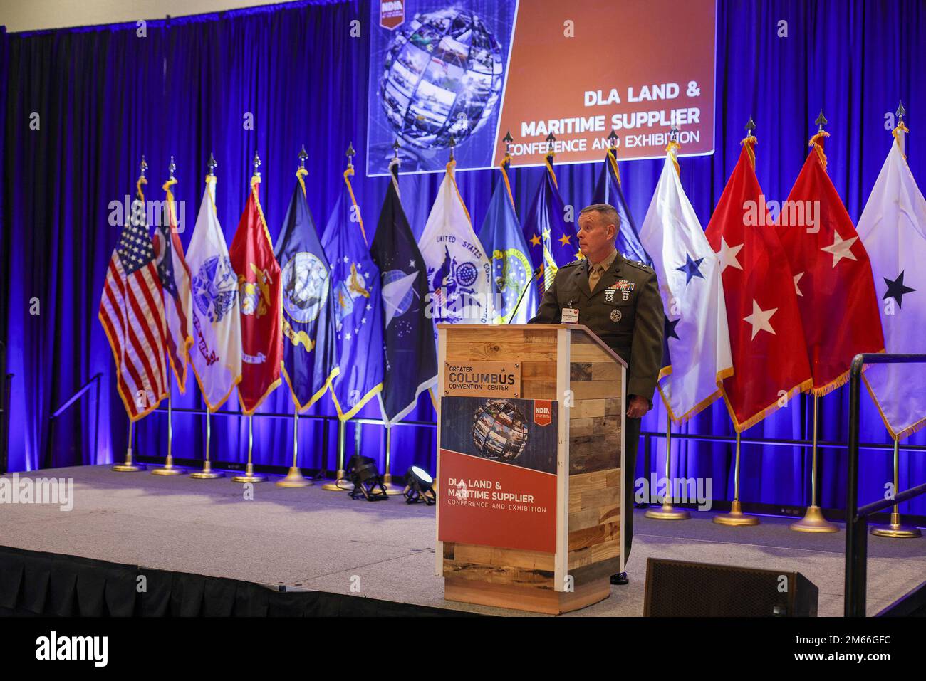 U.S. Marine Corps Maj. Gen. David Maxwell, Vice Director for Logistics ...