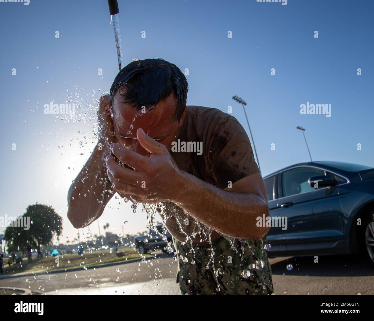 Pepper spray face hi-res stock photography and images - Alamy
