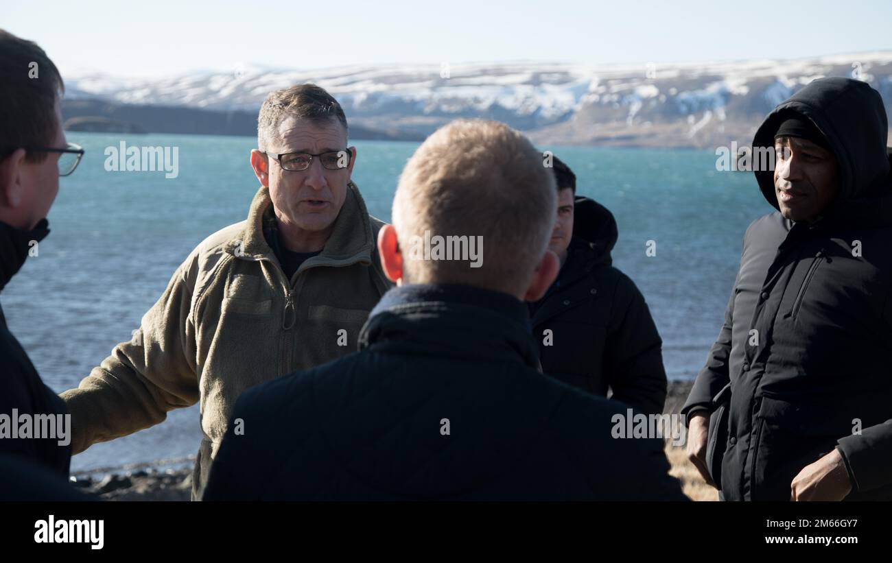 Maj. Gen. Francis L. Donovan, commanding general, Task Force 61/2 ...