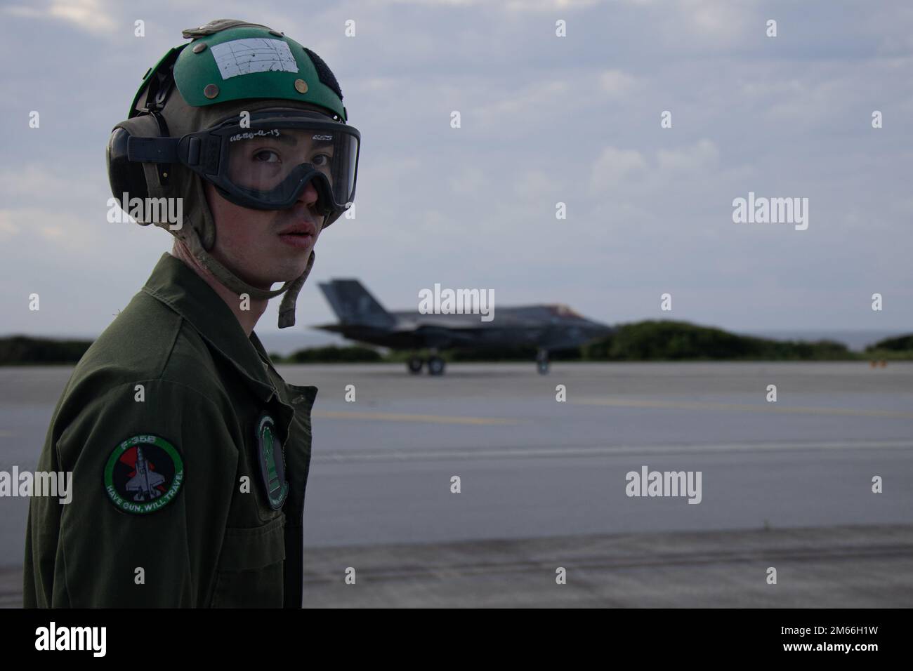 U.S. Marine Corps Cpl. Mahan Daniel, a fixed-wing aircraft mechanic ...