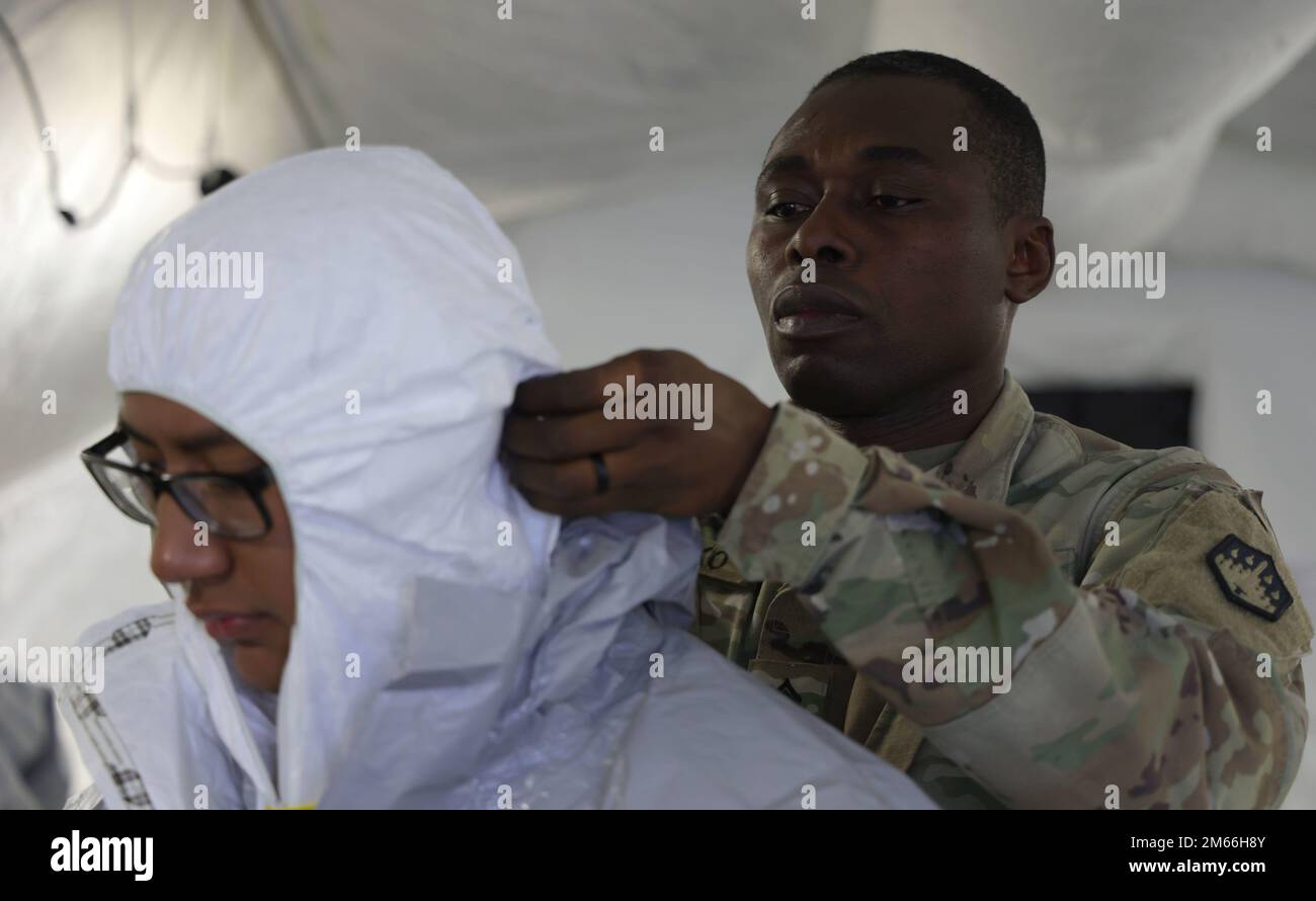 Staff Sgt. Enoch Amoako, a chemical, biological, radiological, nuclear ...