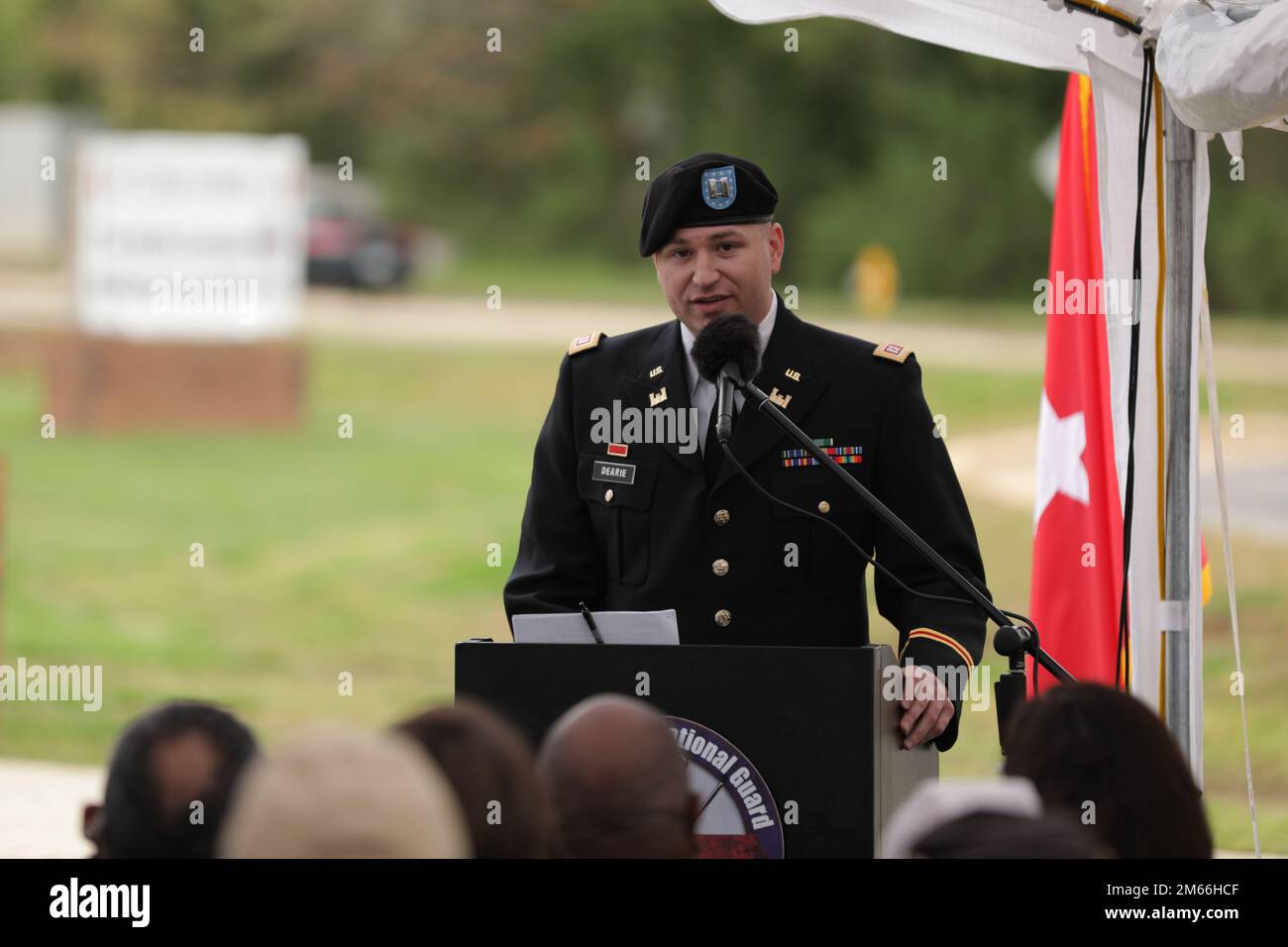 Capt. Kory Dearie, the North Carolina National Guard Museum Director ...