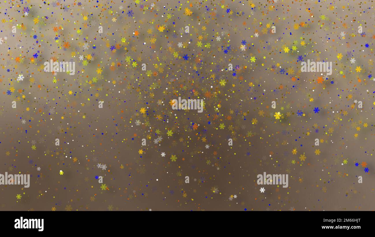 3D rendering of a glowing stylized vibrant Christmas background with ...