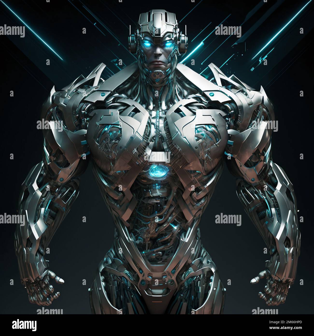 Cyberpunk fighter hi-res stock photography and images - Alamy
