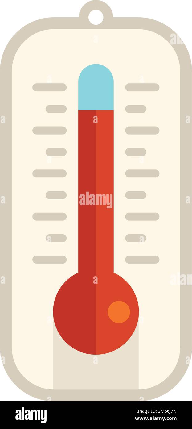 Warming temperature icon flat vector. Global climate. Weather disaster ...