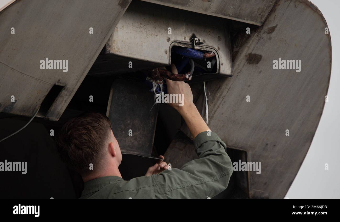 U.S. Marine Corps Lance Cpl. Steven Hertz with Aircraft Rescue Fire ...