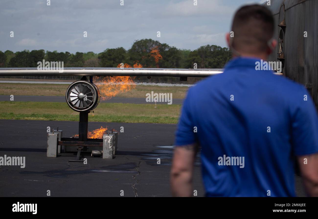 U.S. Marine Corps Gunnery Sgt. Joshua Hattendorf with Aircraft Rescue ...