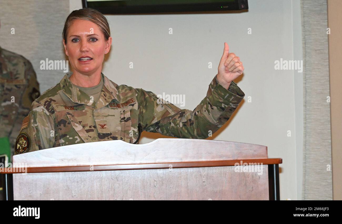 U.S. Air Force Col. Jennifer Bein, Pacific Air Forces Medical ...