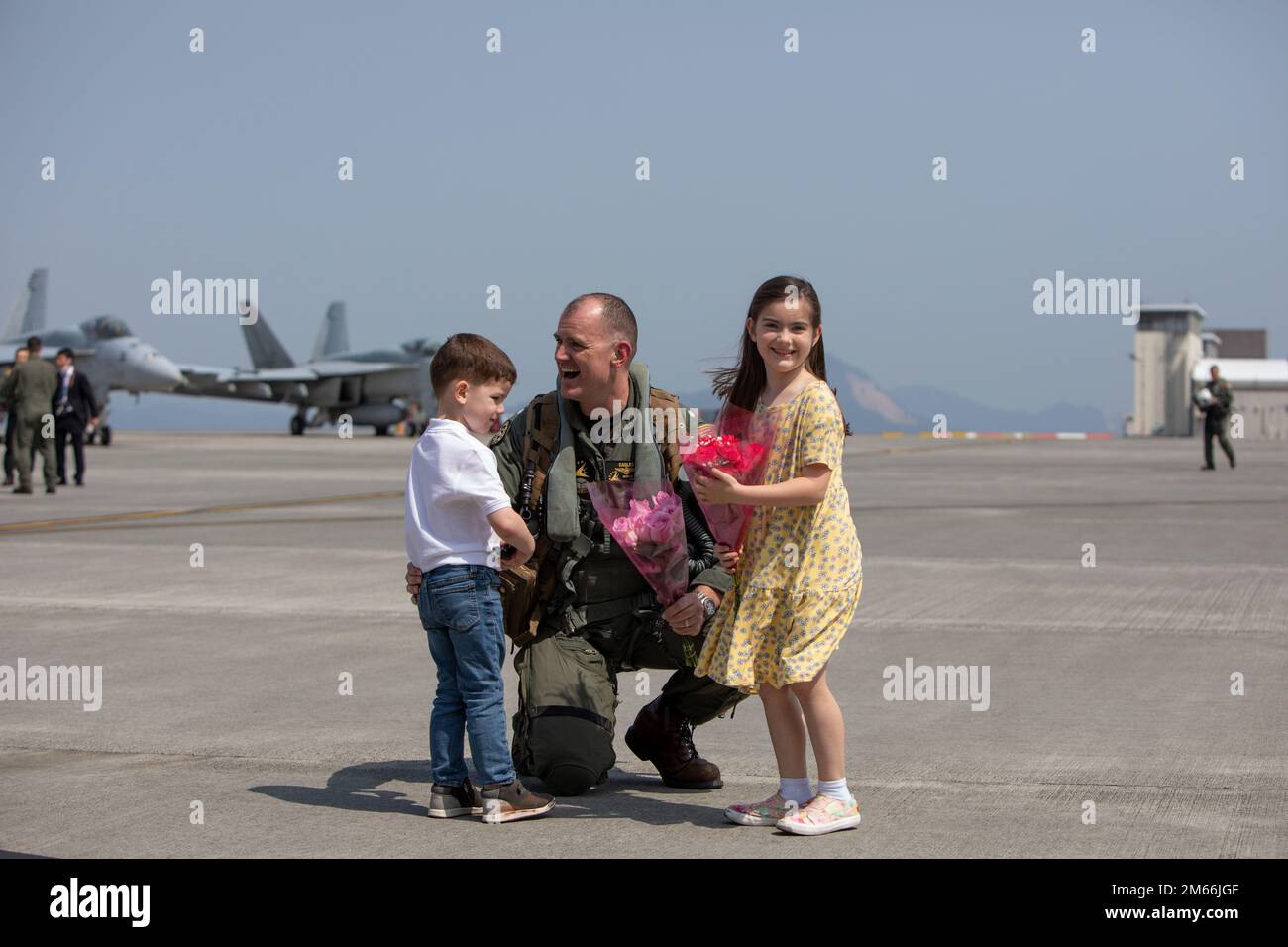 U.S. Navy Cmdr. Michael Riley, the oncoming commanding officer of ...