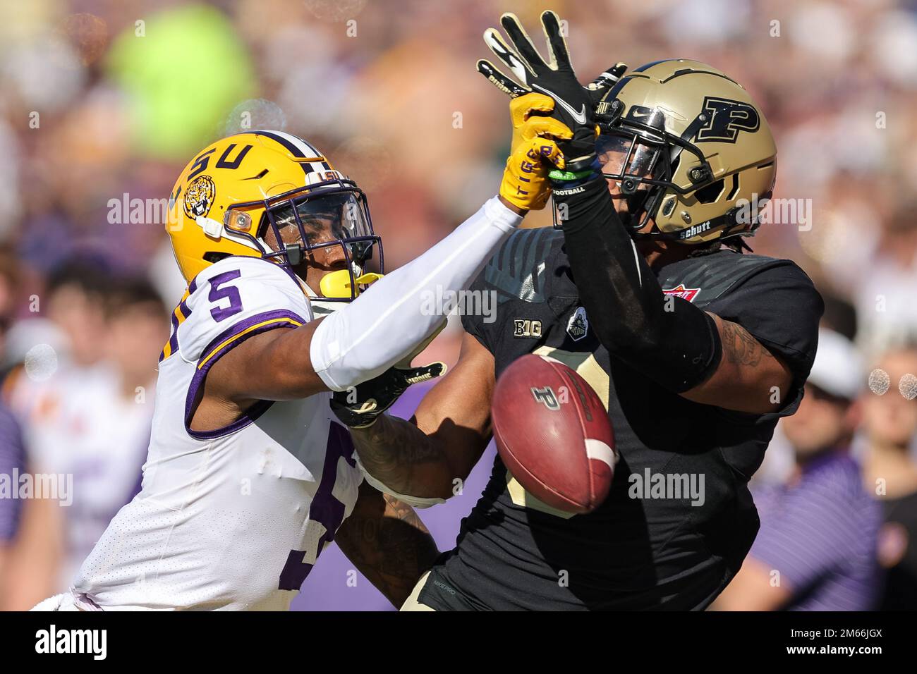 Orlando, Florida, USA. January 2, 2023: Purdue Boilermakers wide ...