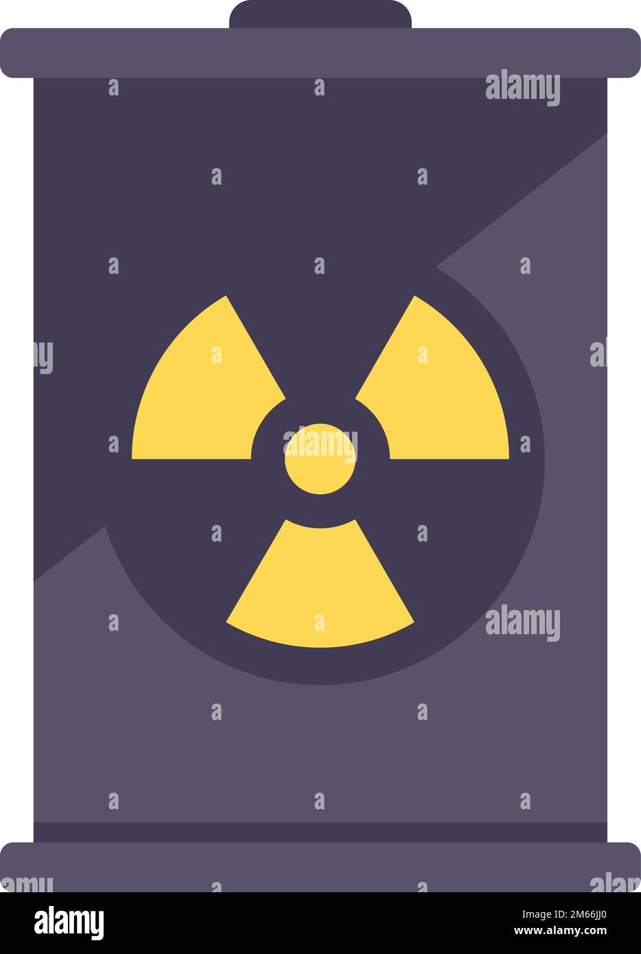 Nuclear barrel icon flat vector. Global disaster. Weather effect ...