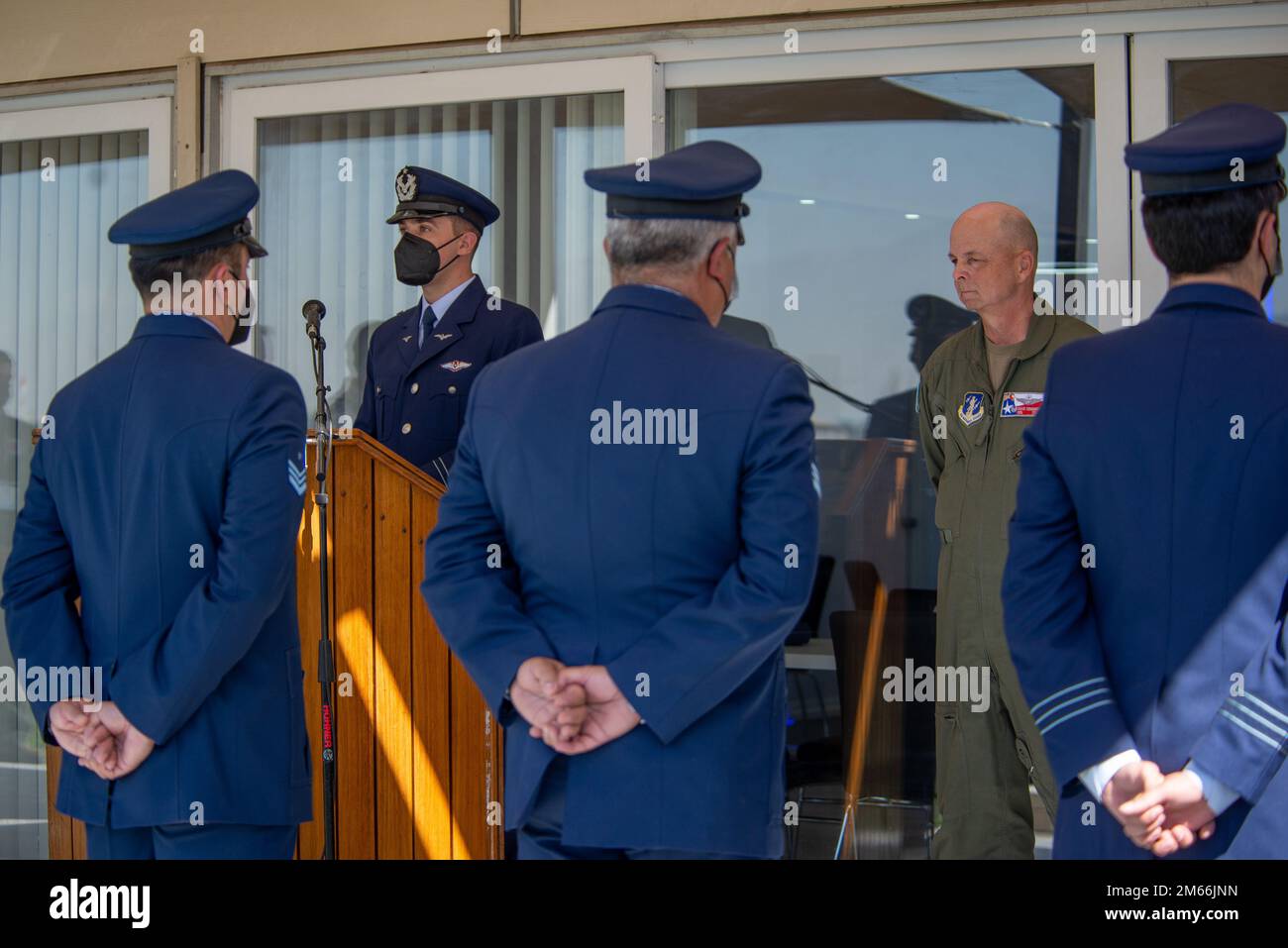 Texas Air National Guard Col. Dave DeMarque, 136th Operations Group ...