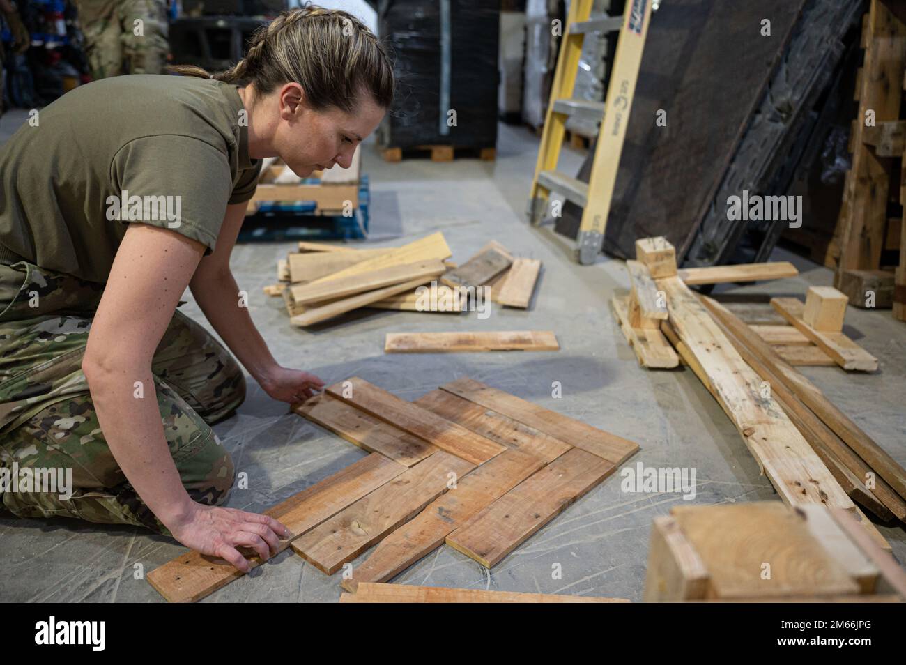 U.S. Air Force Master Sgt. Jessica Ancheta, first sergeant for the ...