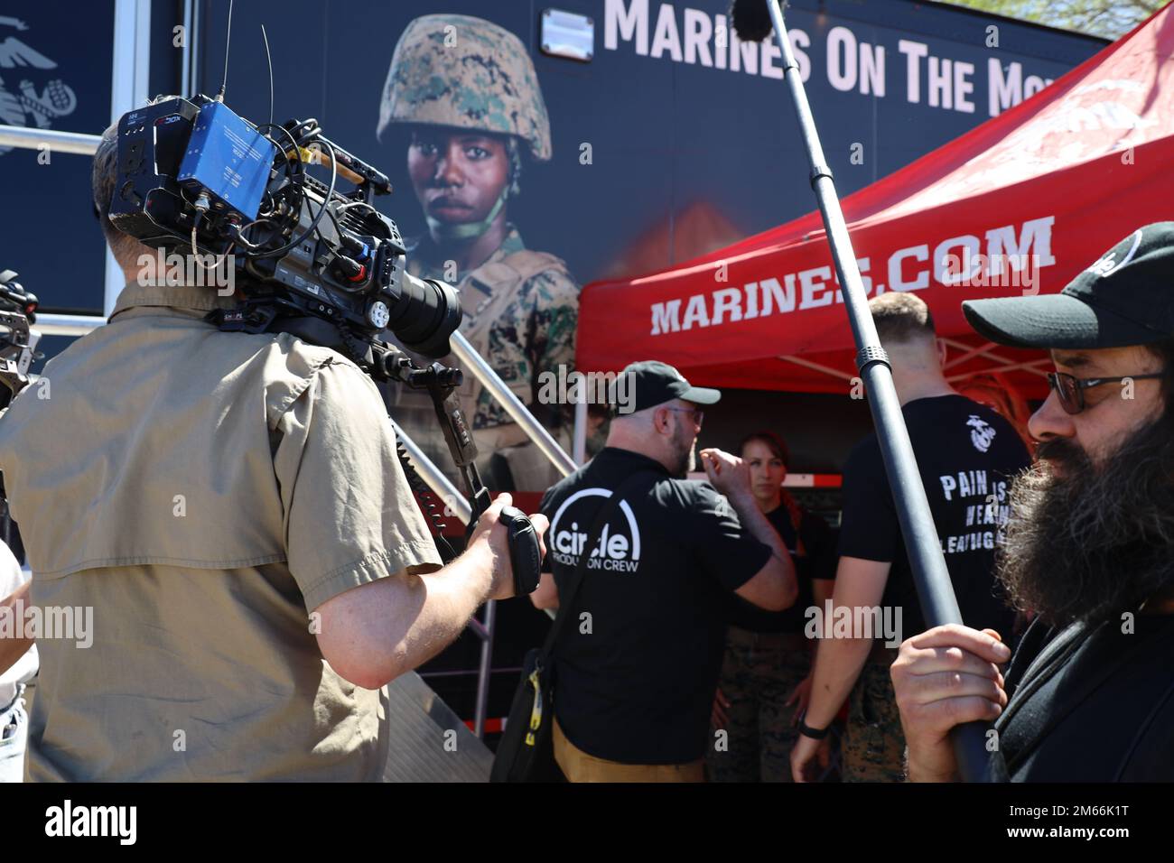 U.S. Marine Corps Sgt. Haley Valentine, a recruiter with the Mobile ...
