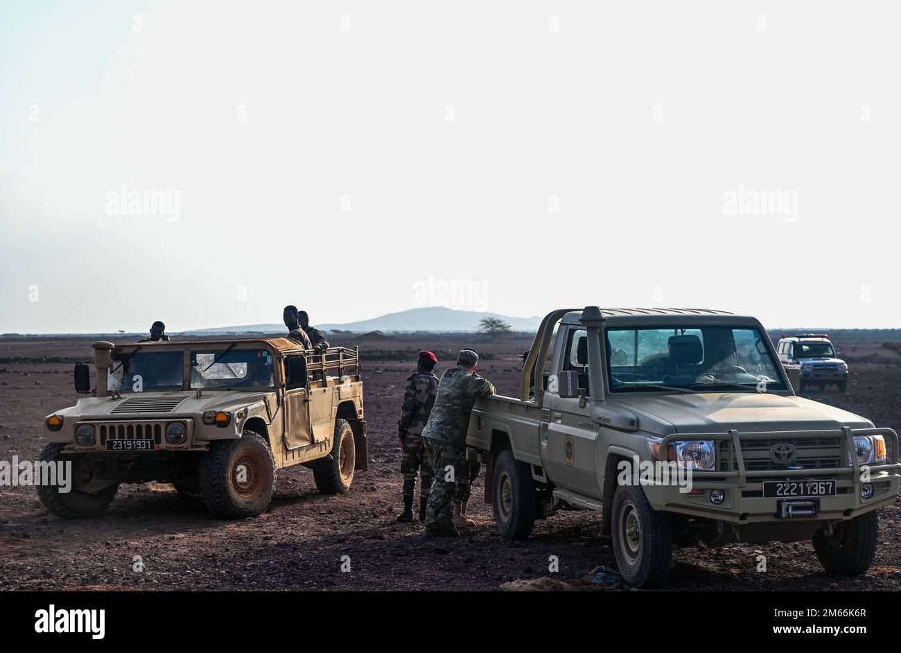 U.S. Army National Guard Soldiers assigned to the 2nd Security Force ...