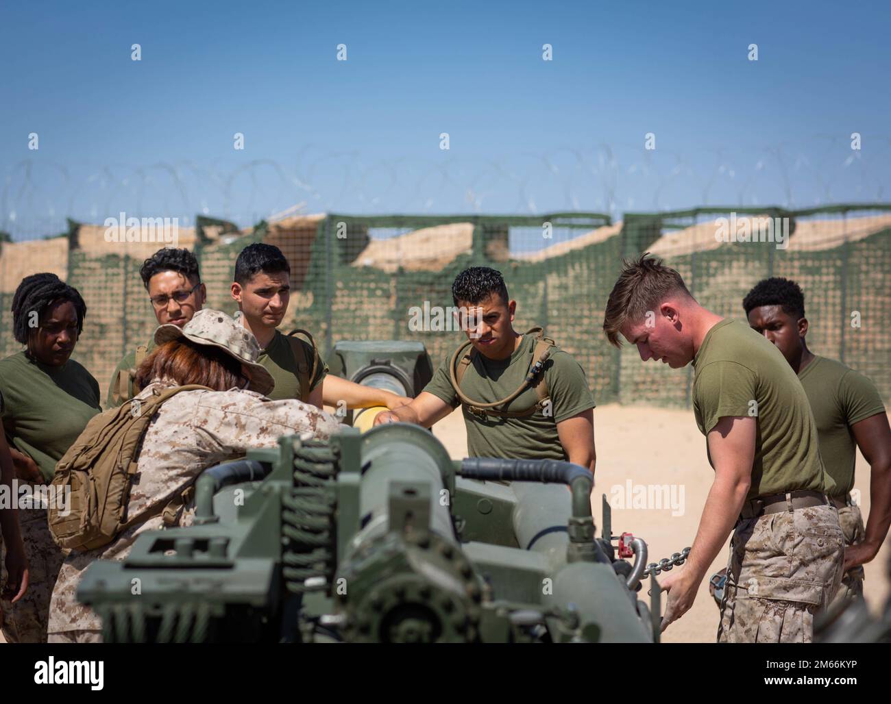 U.S. Marines with 1st Landing Support Battalion, Combat Logistic ...