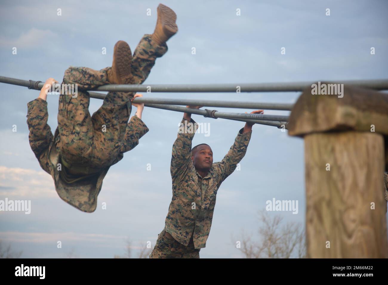 U.S. Marine Corps Martial Arts Instructor (MAI) Course students execute ...