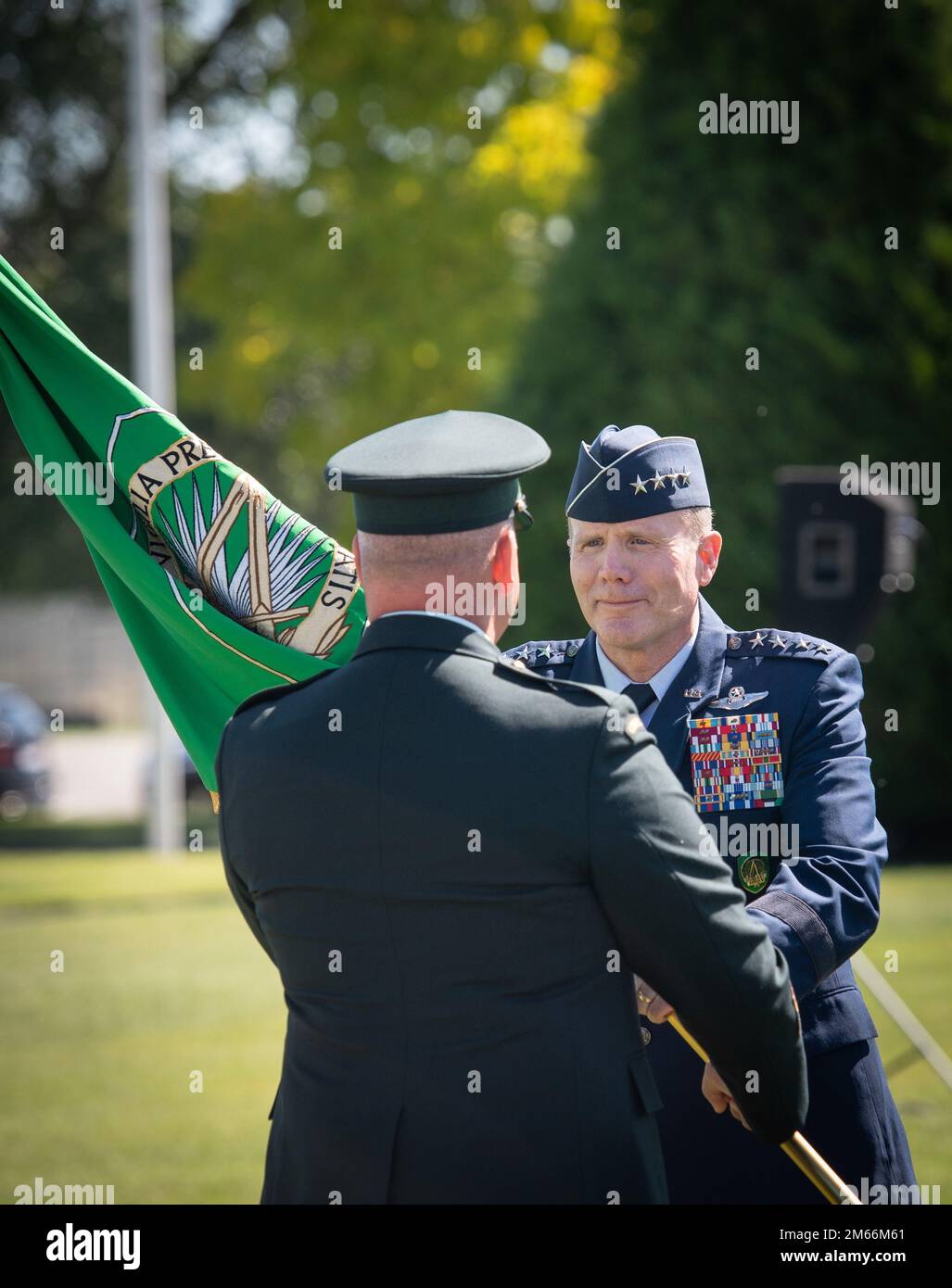 SHAPE, Belgium – SHAPE holds a change of command ceremony where ...