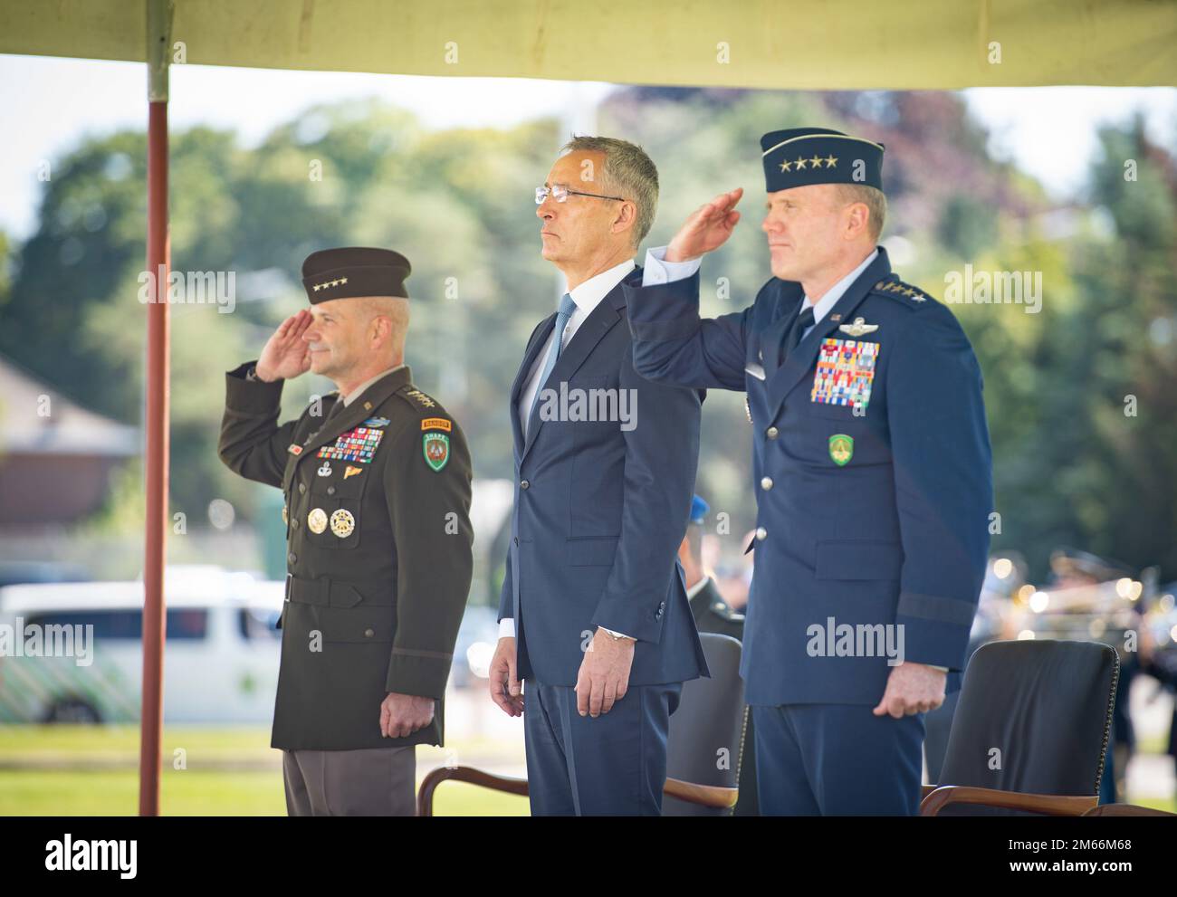 SHAPE, Belgium – SHAPE holds a change of command ceremony where ...