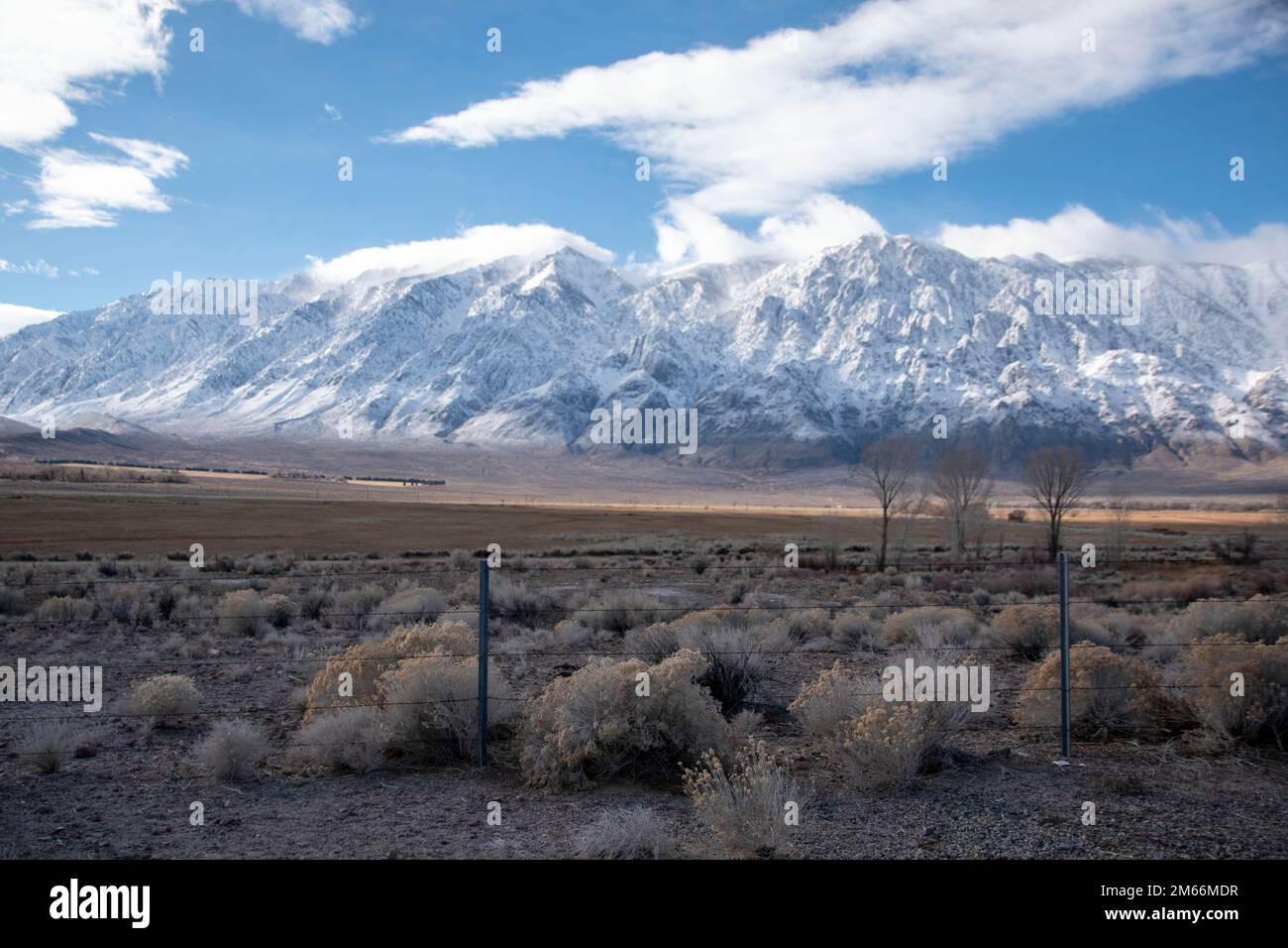 Winter snow really transforms the Eastern Sierra around Sherwin Grade ...
