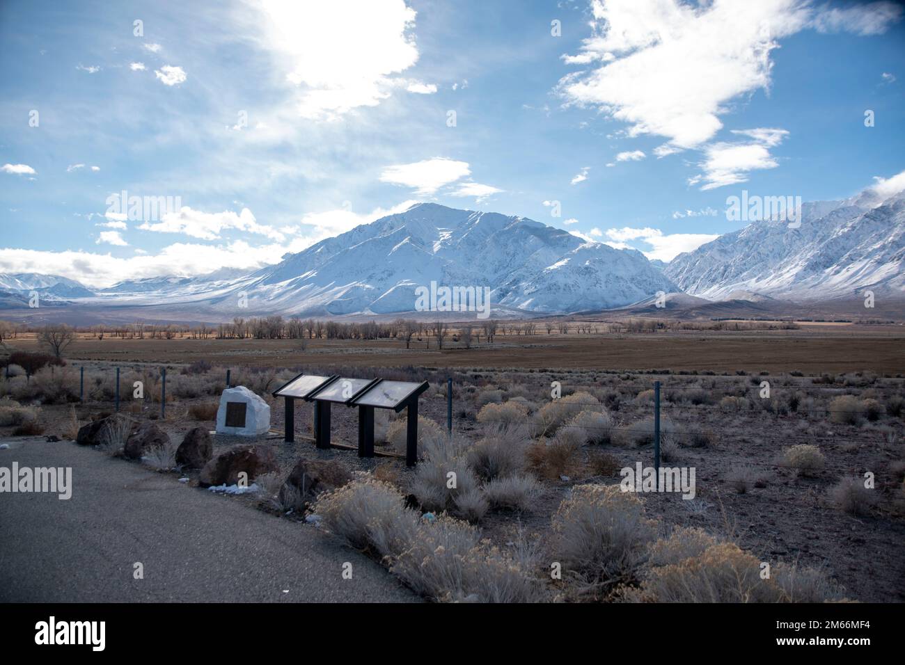 Winter snow really transforms the Eastern Sierra around Sherwin Grade ...