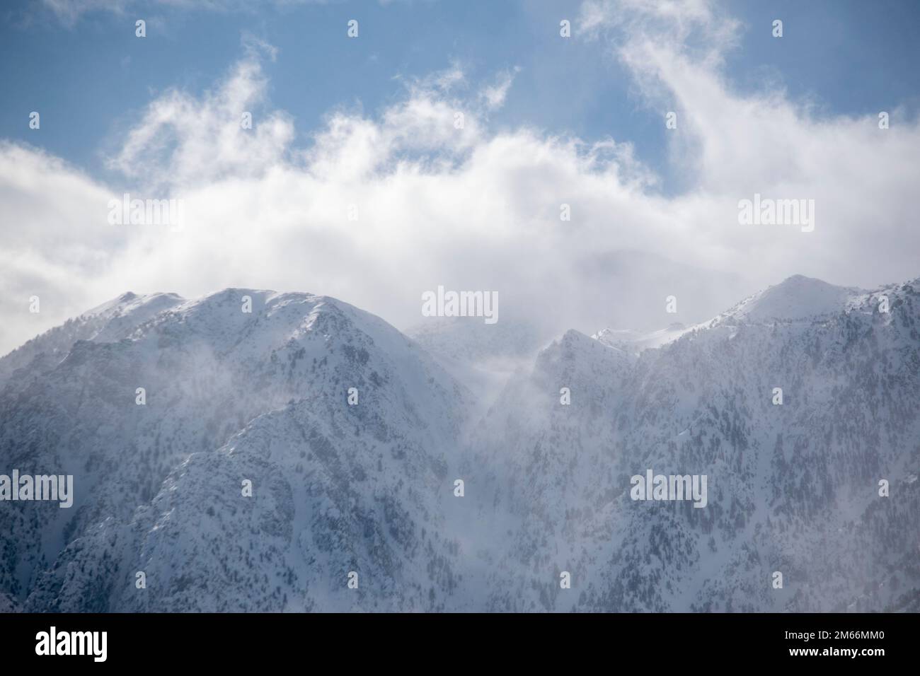 Winter snow really transforms the Eastern Sierra around Sherwin Grade ...