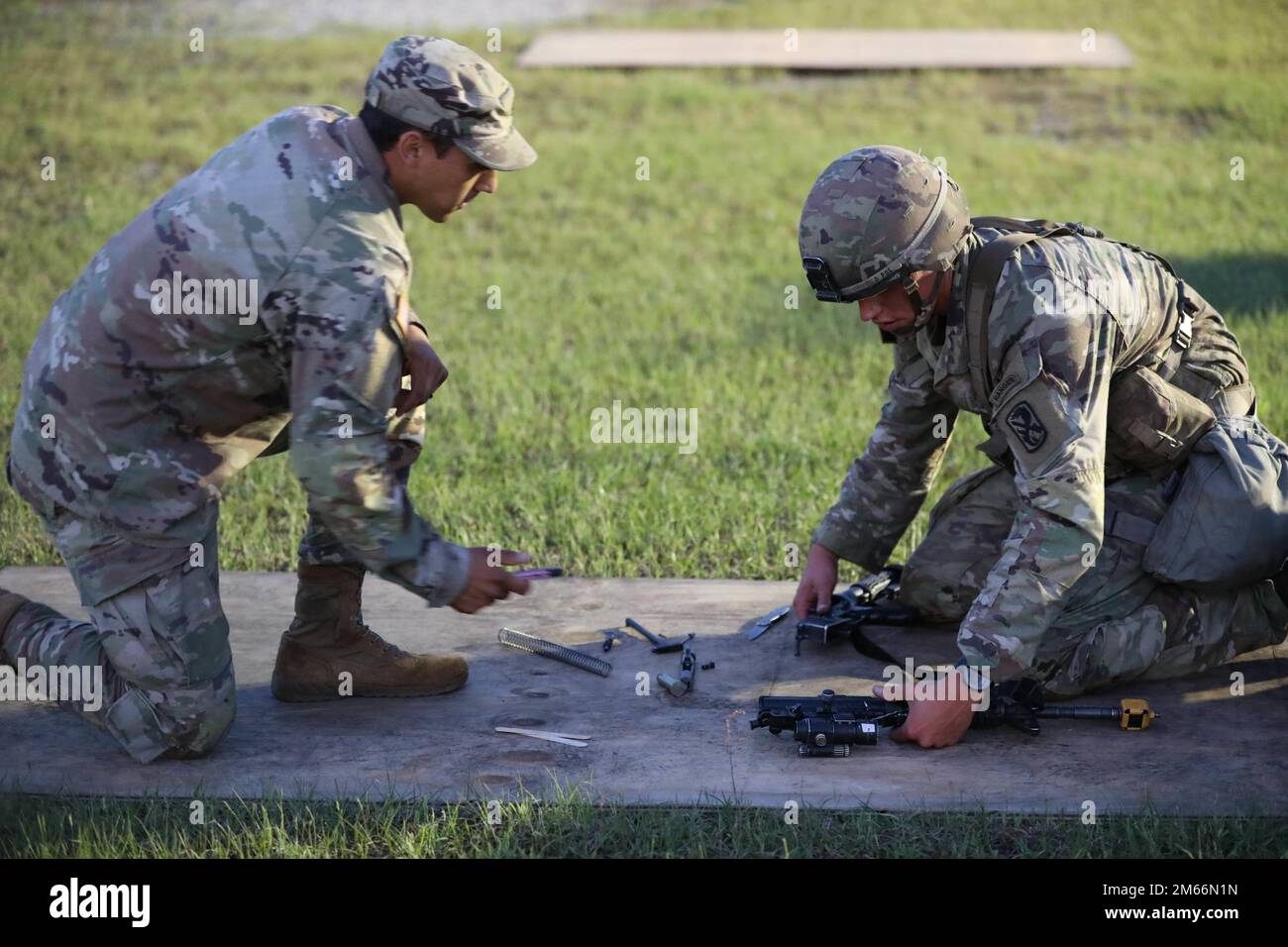 First Lt. Murray Johnston, assigned to the 2nd Battalion, 54th Infantry ...