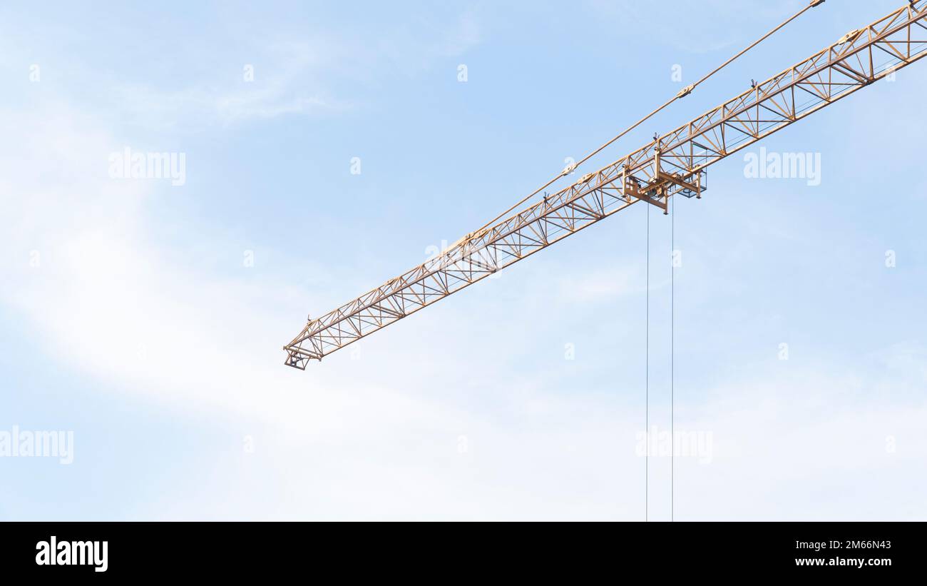 City crane low angle hi-res stock photography and images - Alamy