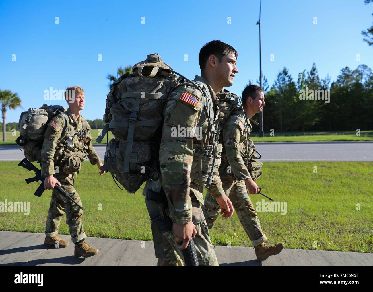 Spc. Kenneth Rayne, left, Sgt. Xaiver Lyon, center, and 1st Lt. Rafael ...