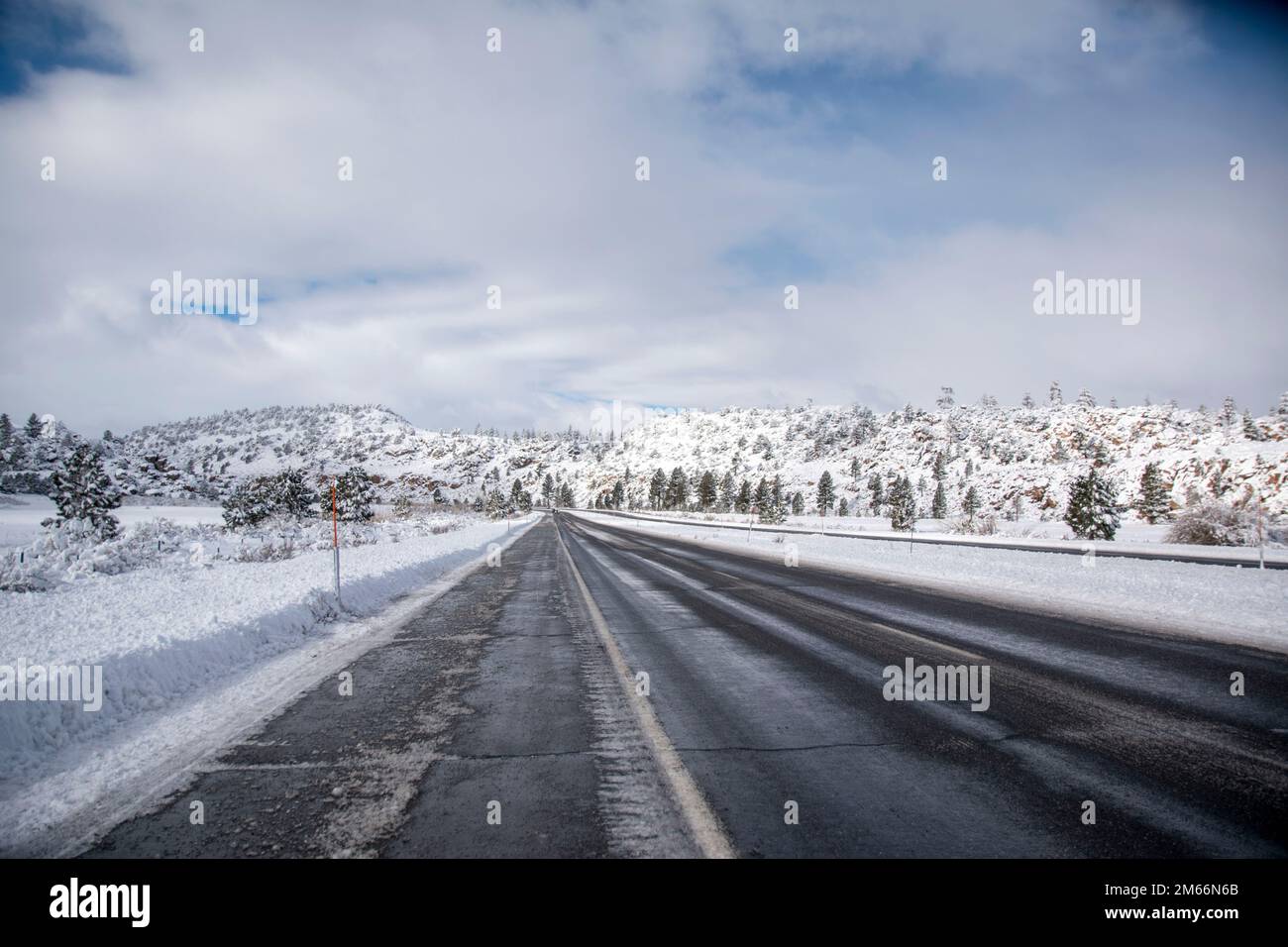 Winter snow really transforms the Eastern Sierra around Sherwin Grade ...