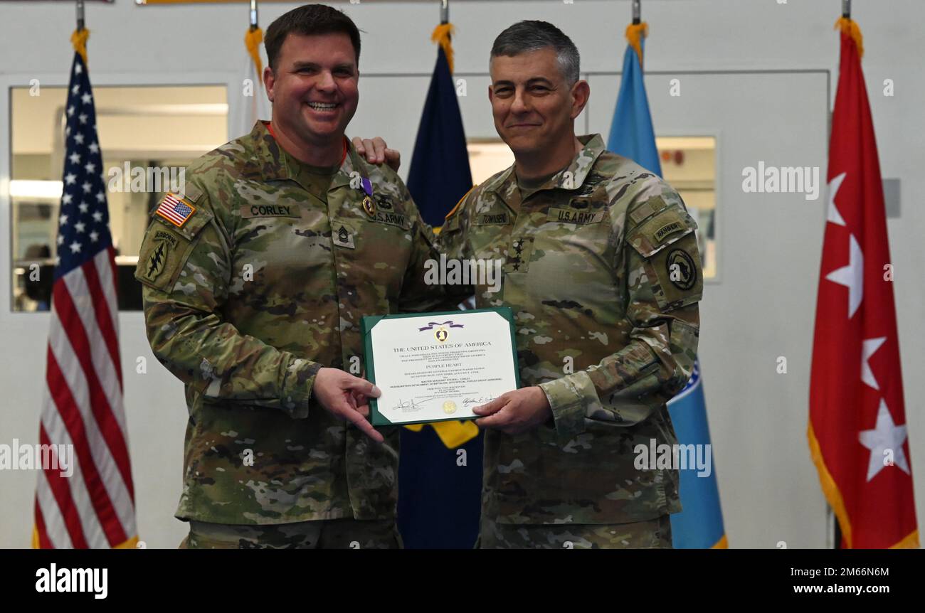 U.S. Africa Command Commander, General Stephen J. Townsend and Master ...