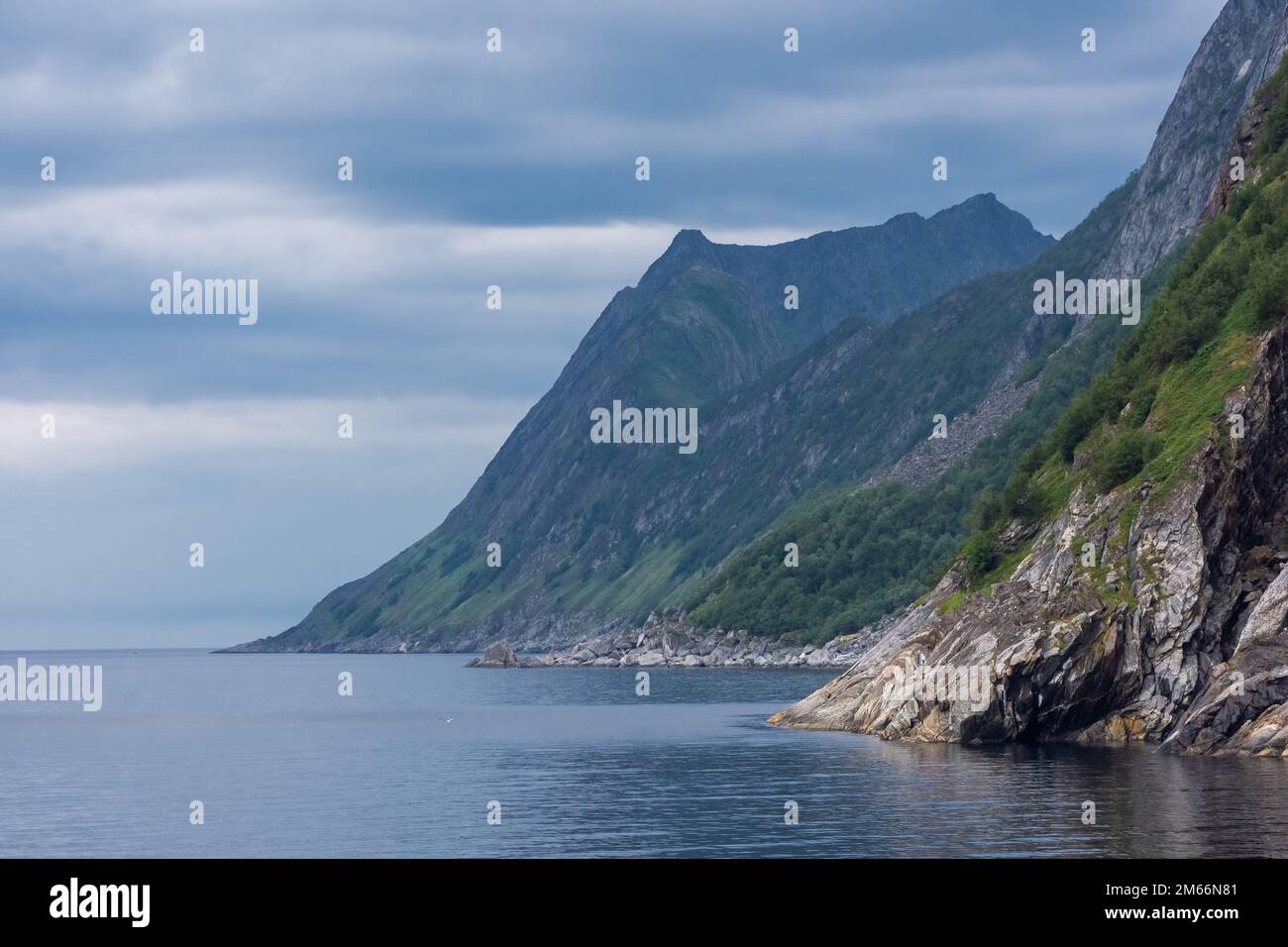 The fjord of Senja Island, Norway Stock Photo - Alamy