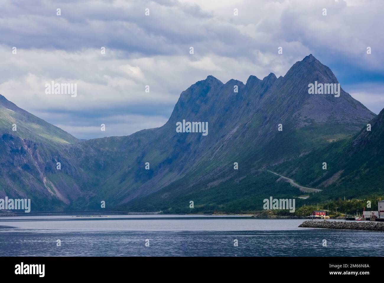 The fjord of Senja Island, Norway Stock Photo - Alamy