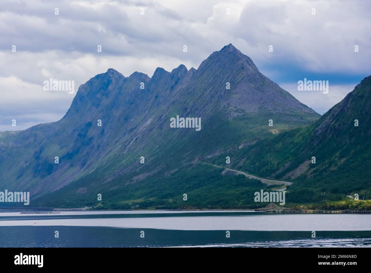 The fjord of Senja Island, Norway Stock Photo - Alamy