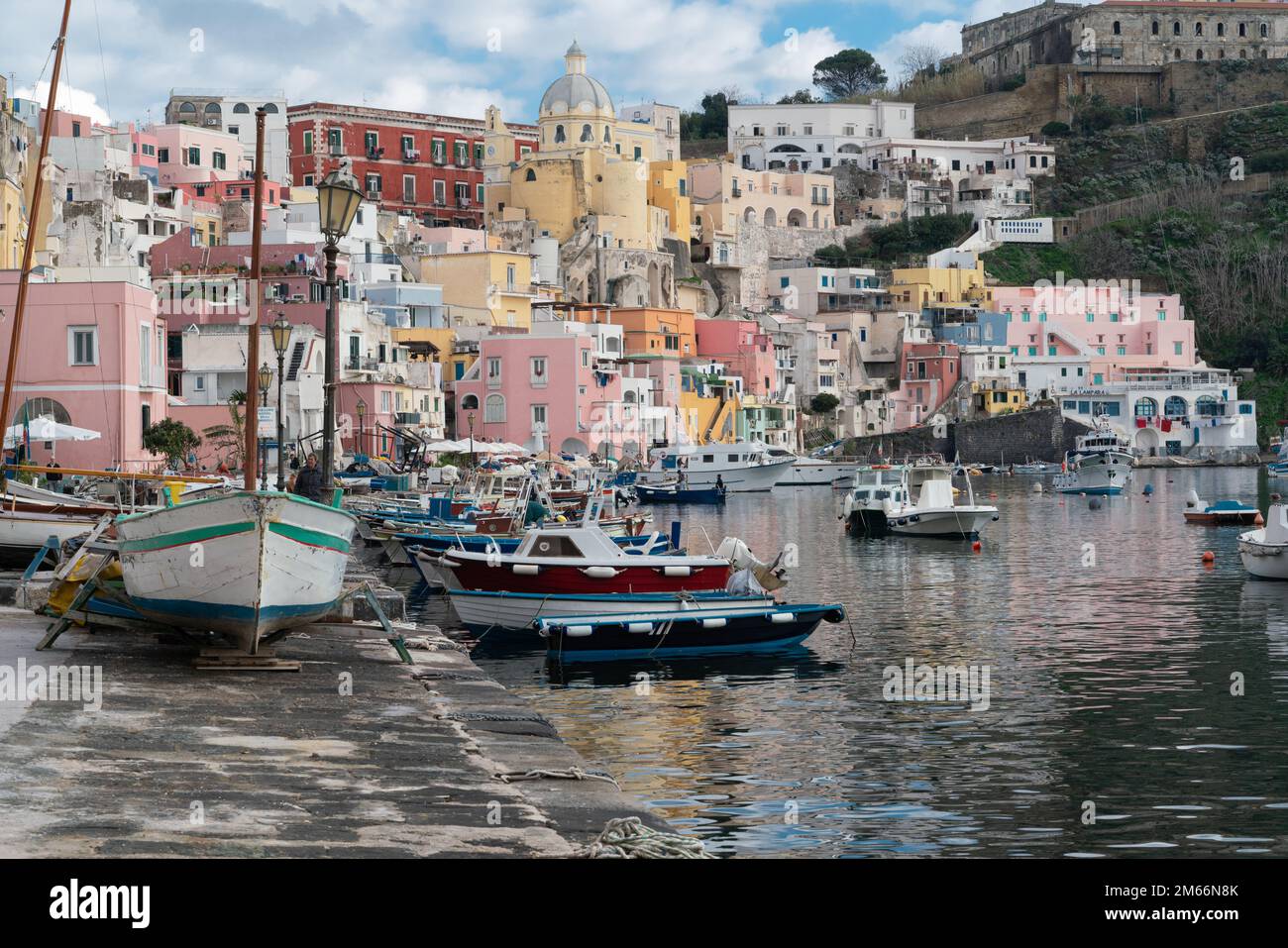 Procida is one of the Flegrean Islands off the coast of Naples in ...