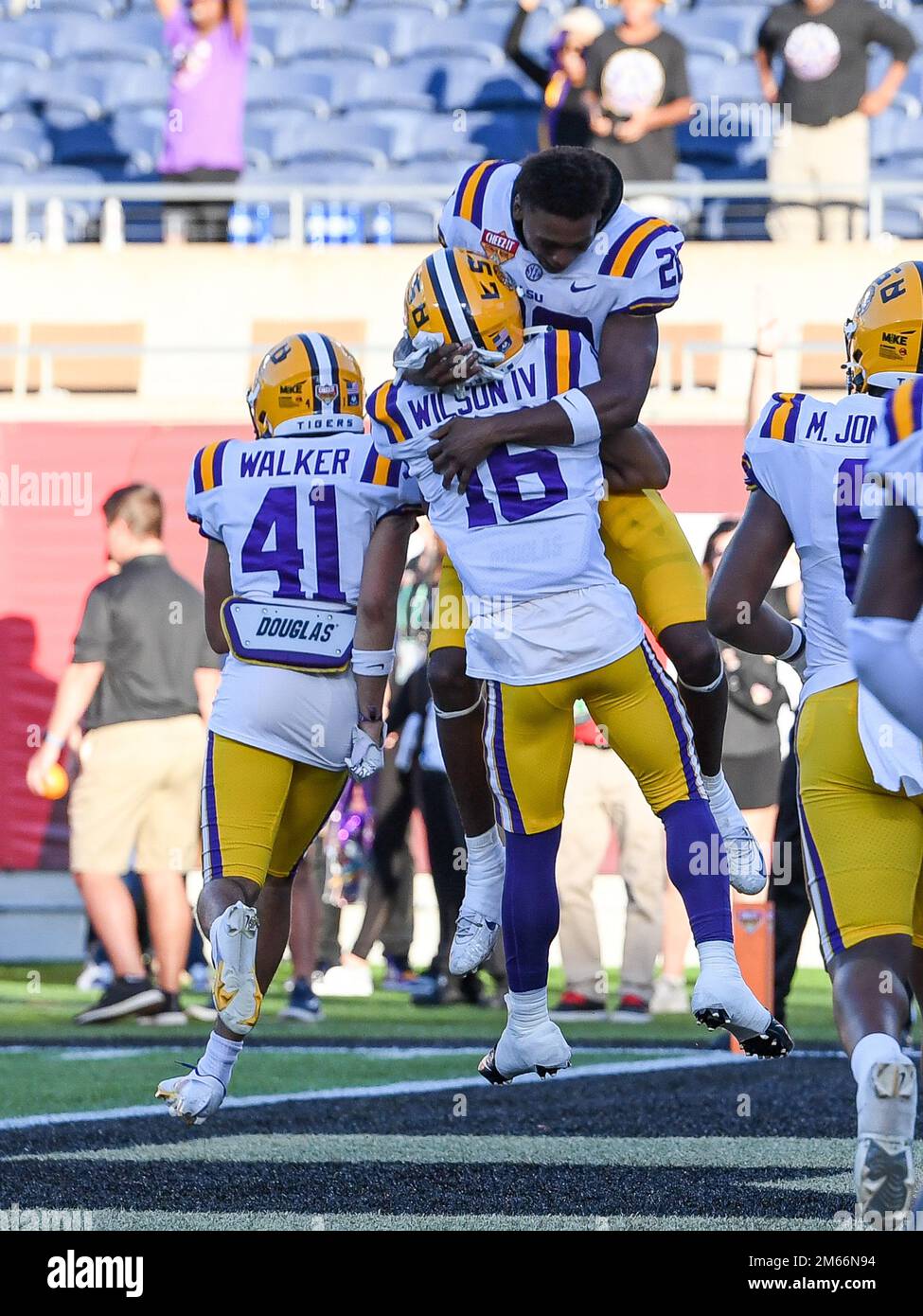 January 2, 2023: LSU Tigers cornerback Quad Wilson (16) is ...