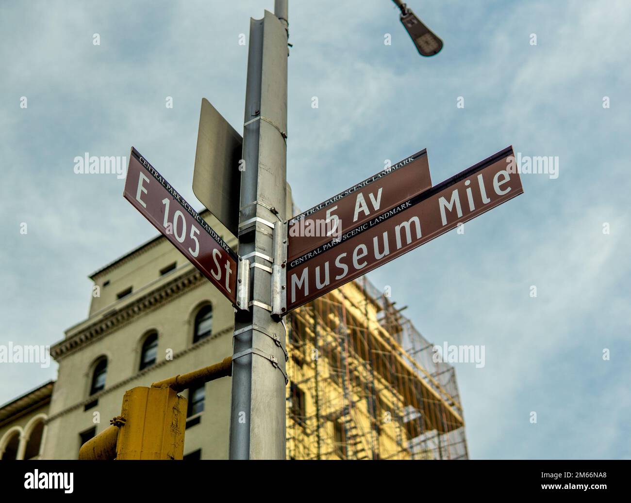 New York, NY - USA - Dec 29, 2022 Horizontal daytime view of a New York ...
