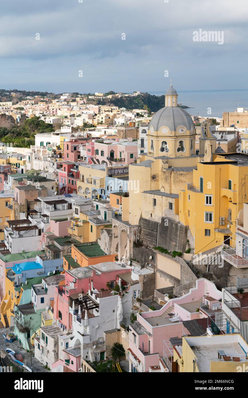 Procida is one of the Flegrean Islands off the coast of Naples in ...
