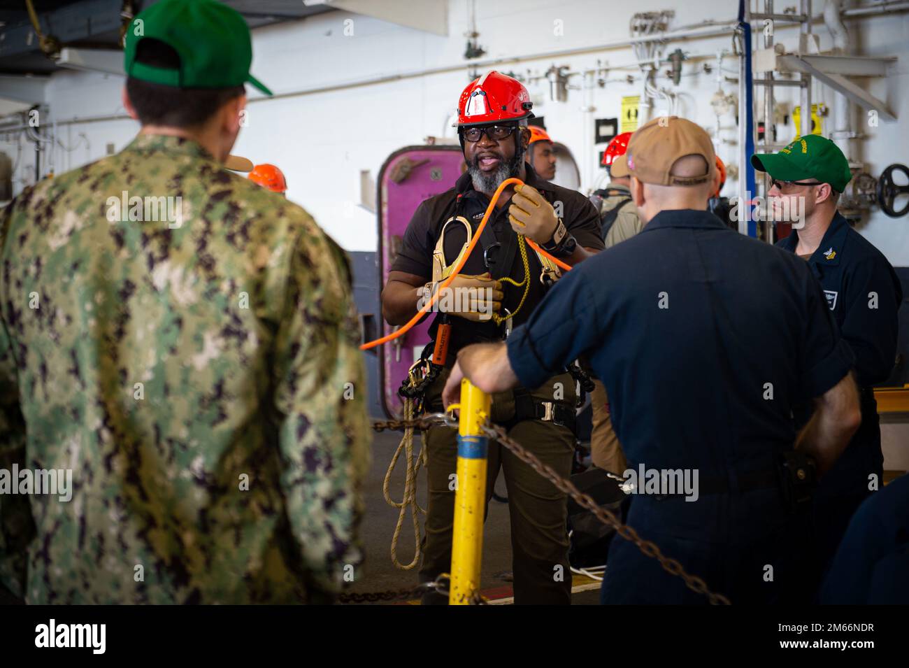 220408-N-TD381-1027 SAN DIEGO (April 8, 2022) Sailors participate in a ...