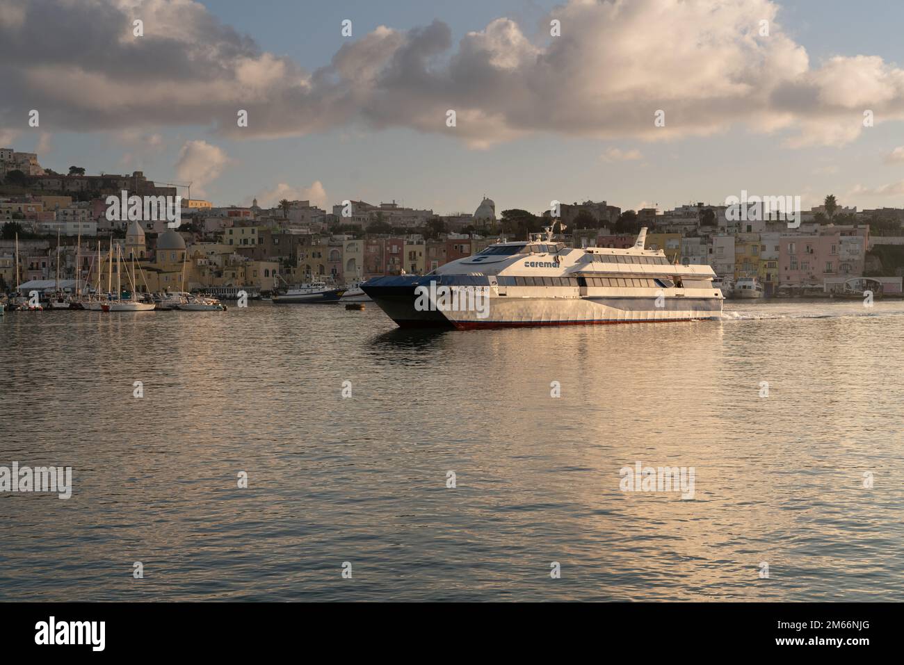 Caremar is a Mediterranean Shipping Company. It operates in routes from ...