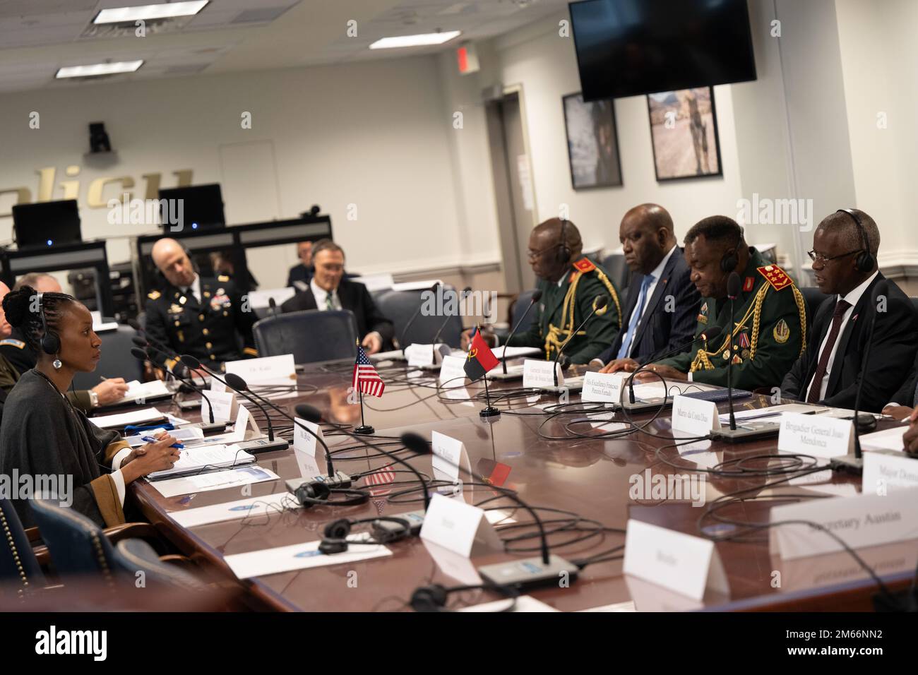 Deputy Assistant Secretary of Defense for African Affairs Chidi Blyden ...
