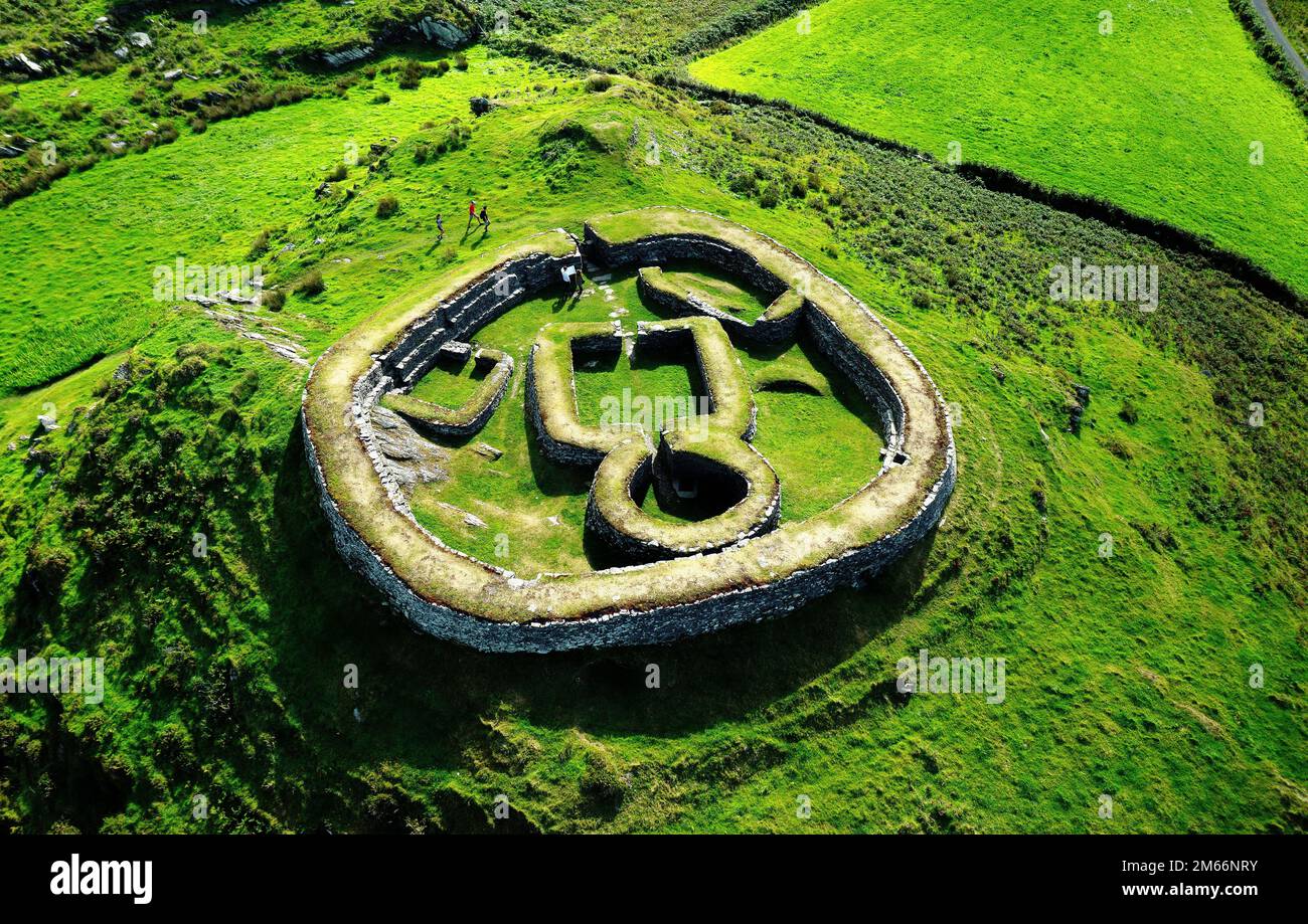Leacanabuaile 9th century AD Celtic stone ringfort fort defended ...