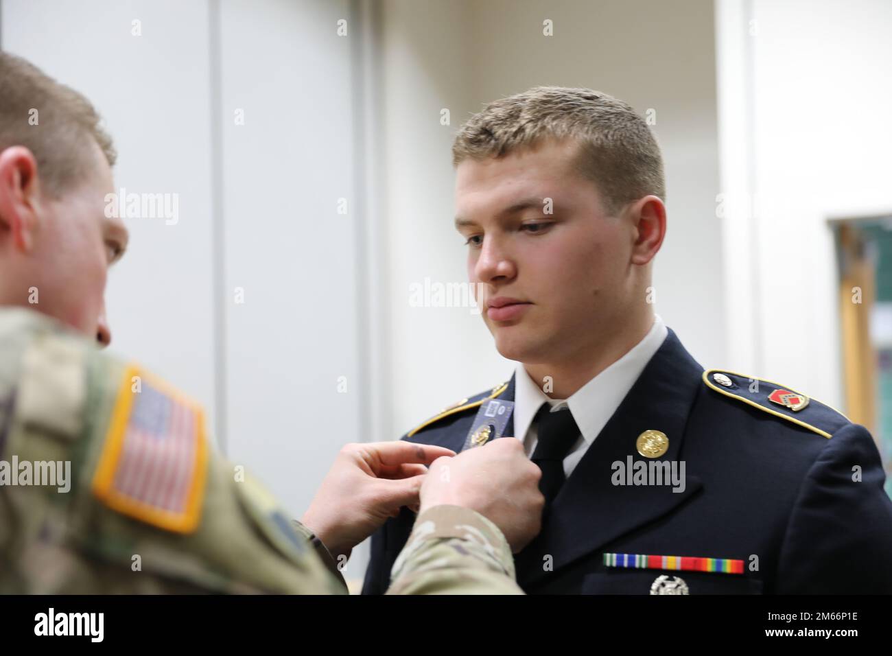 Spc. Cody Blosch, a Soldier with the 1158th Transportation Company ...