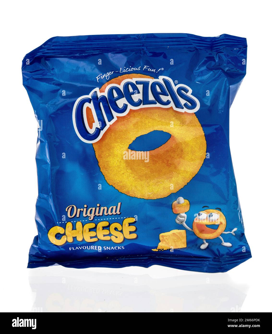 Winneconne, WI - 5 December 2022: A package of Cheezels original cheese ...