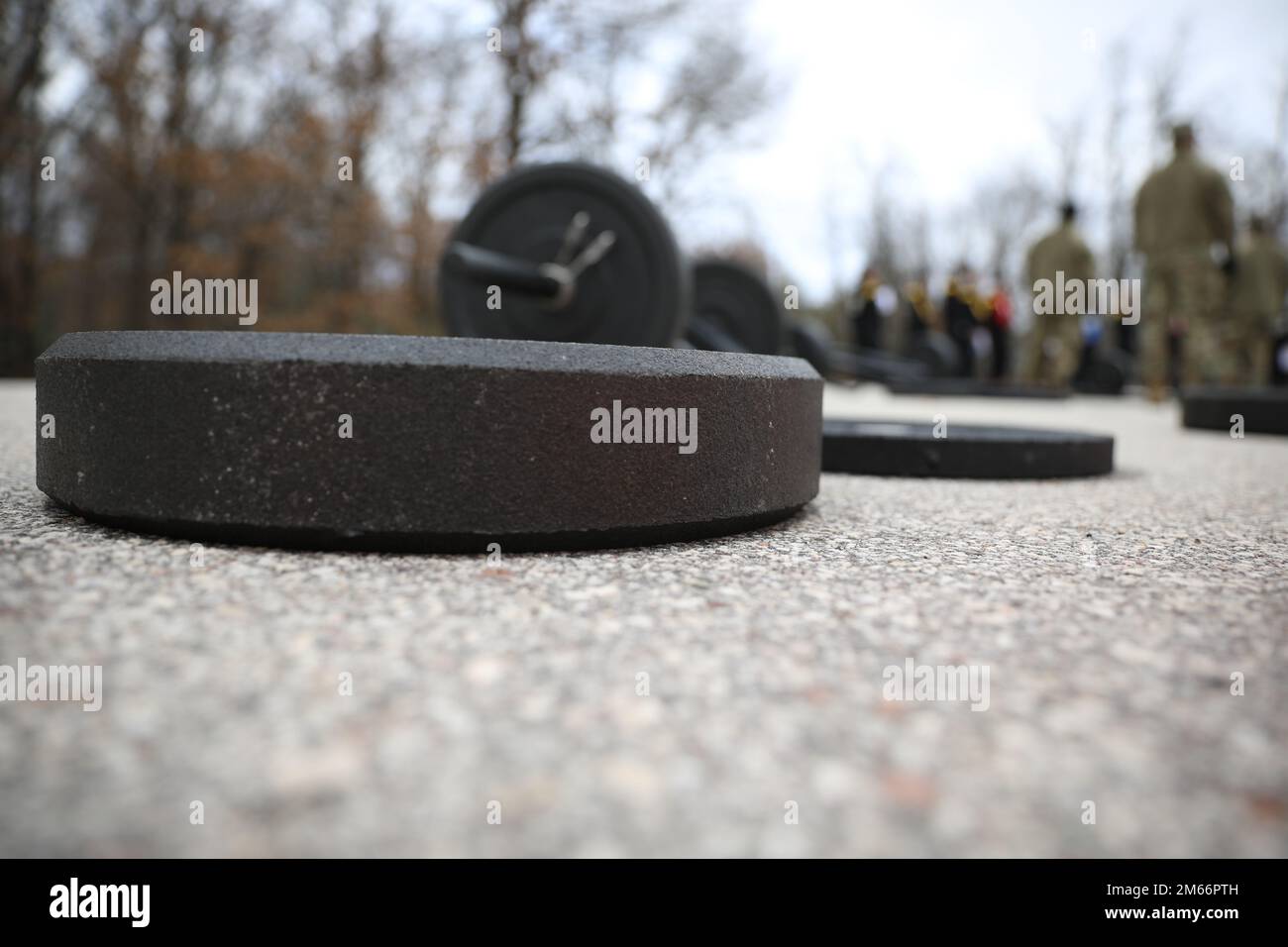 Army Combat Fitness Test equipment before use at Fort McCoy, WI April 8 ...