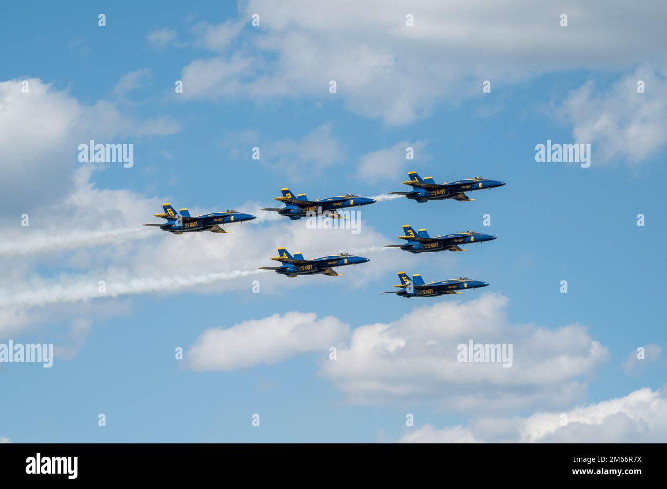 The U.S. Navy Flight Demonstration Squadron, the Blue Angels, perform ...