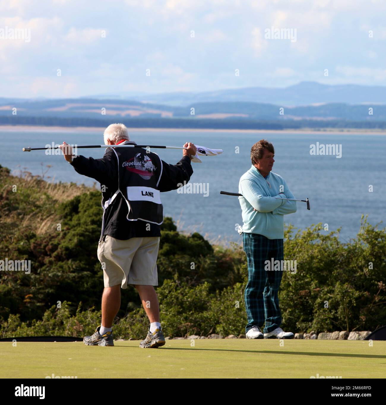 22.08.2010 Barry Lane in action at the Scottish Cleveland Golf/Srixon ...